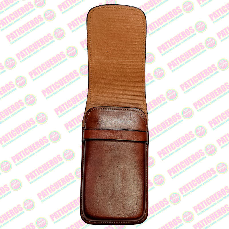 Paticueros - Funda de cuero para celular ? ESTUCHE UNIVERSAL Paticueros - Funda de cuero para celular ? ESTUCHE UNIVERSAL
